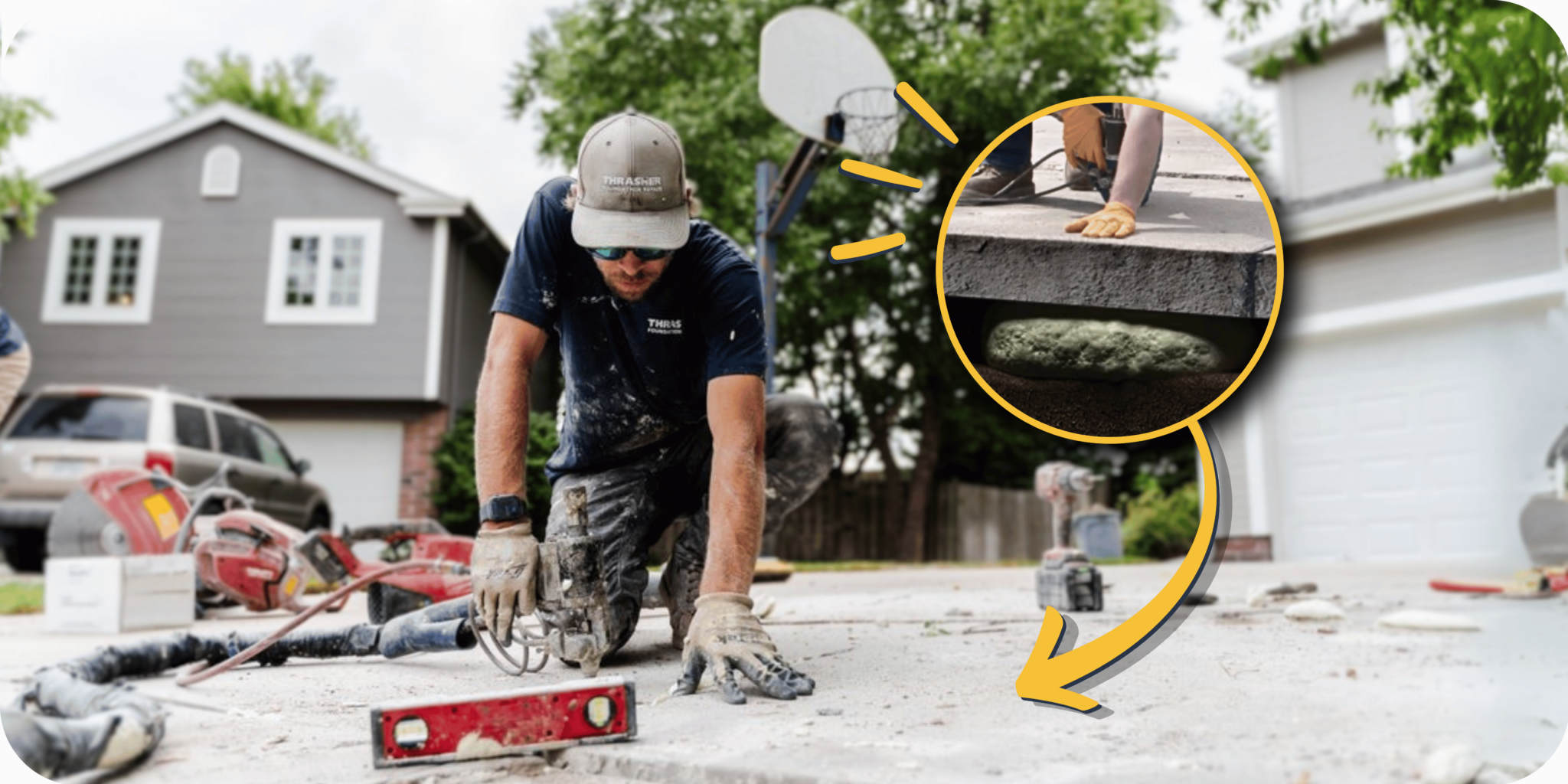Best Concrete Leveler in Nashville, TN - TFS - Foundation, Concrete ...