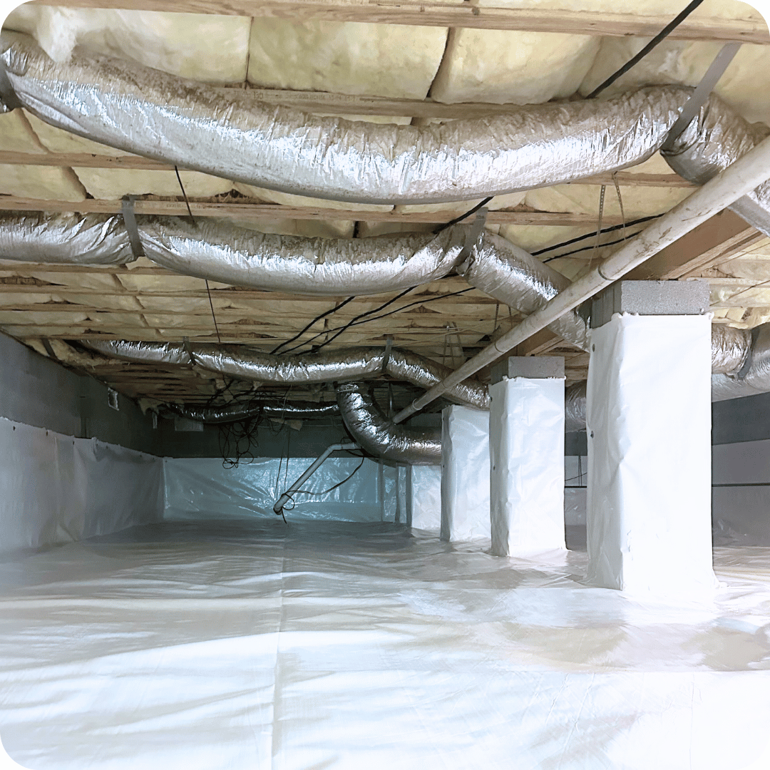 Crawl Space Encapsulation in Hurstbourne Kentucky - TFS - Foundation ...
