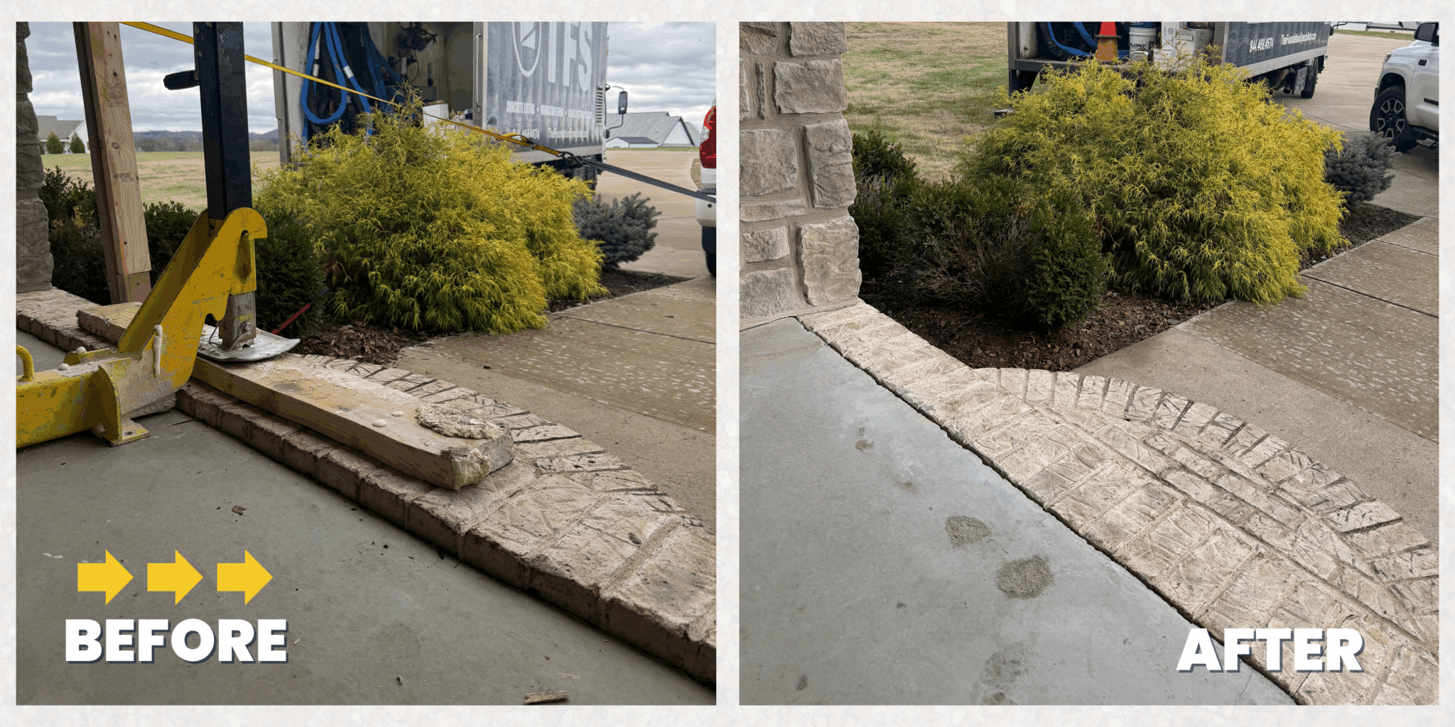Maury County Concrete Porch Repair | Before and After - TFS ...